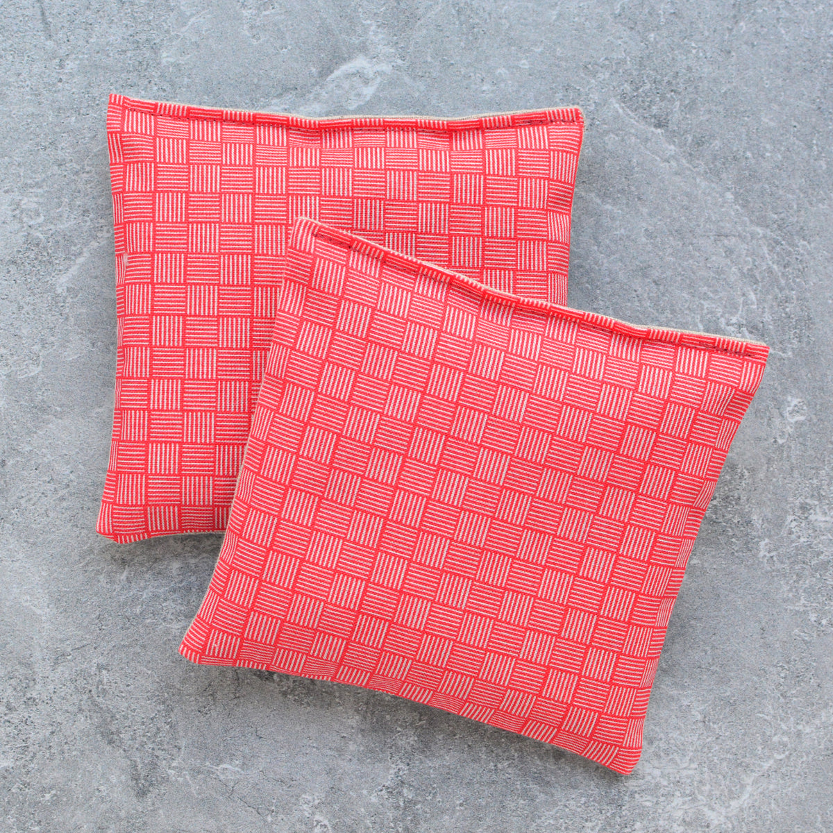 Red and White Basketweave Lavender Sachet Bundle – Minor Thread